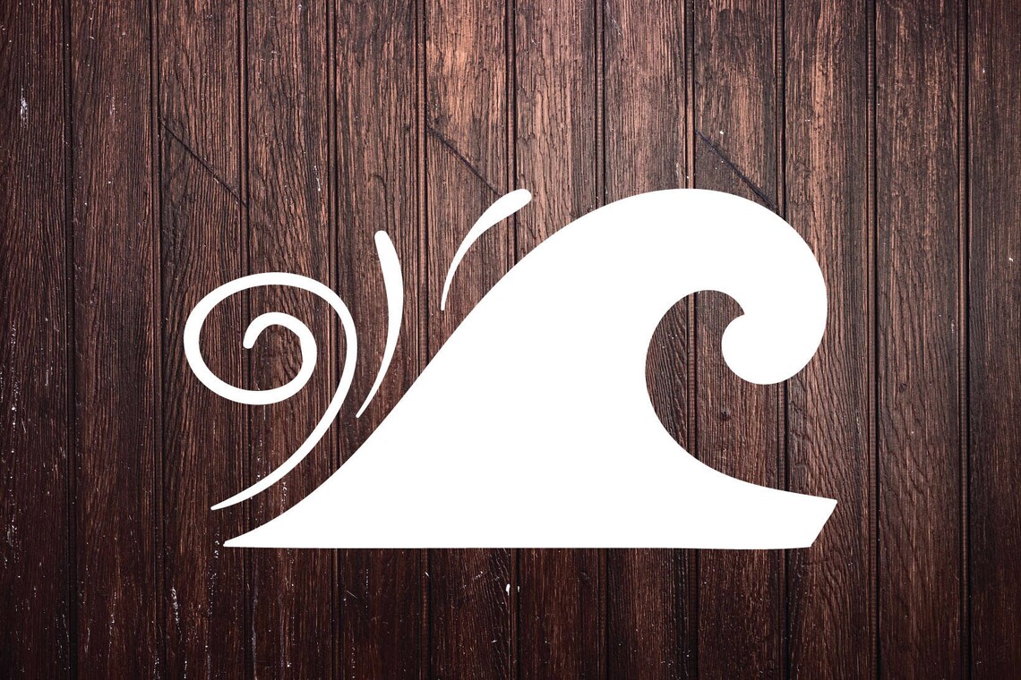 Ocean Wave Car Decal Laptop Decal Window Decal - Etsy