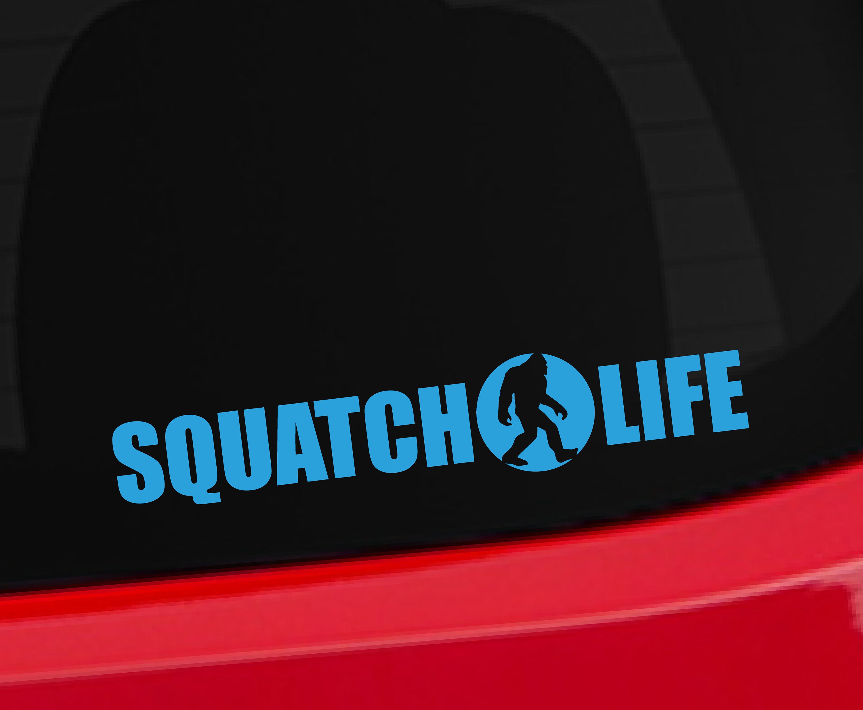 Squatch Life Bigfoot Big Foot Decal Scifi Sci-fi Car Decal - Etsy