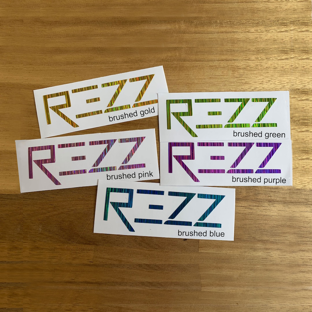 Rezz - 6" Holographic Car Decal Vinyl EDM Laptop Mac Phone iPhone ...