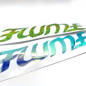 Flume New Logo Design Holographic Car Decal Vinyl EDM Laptop Mac Phone ...