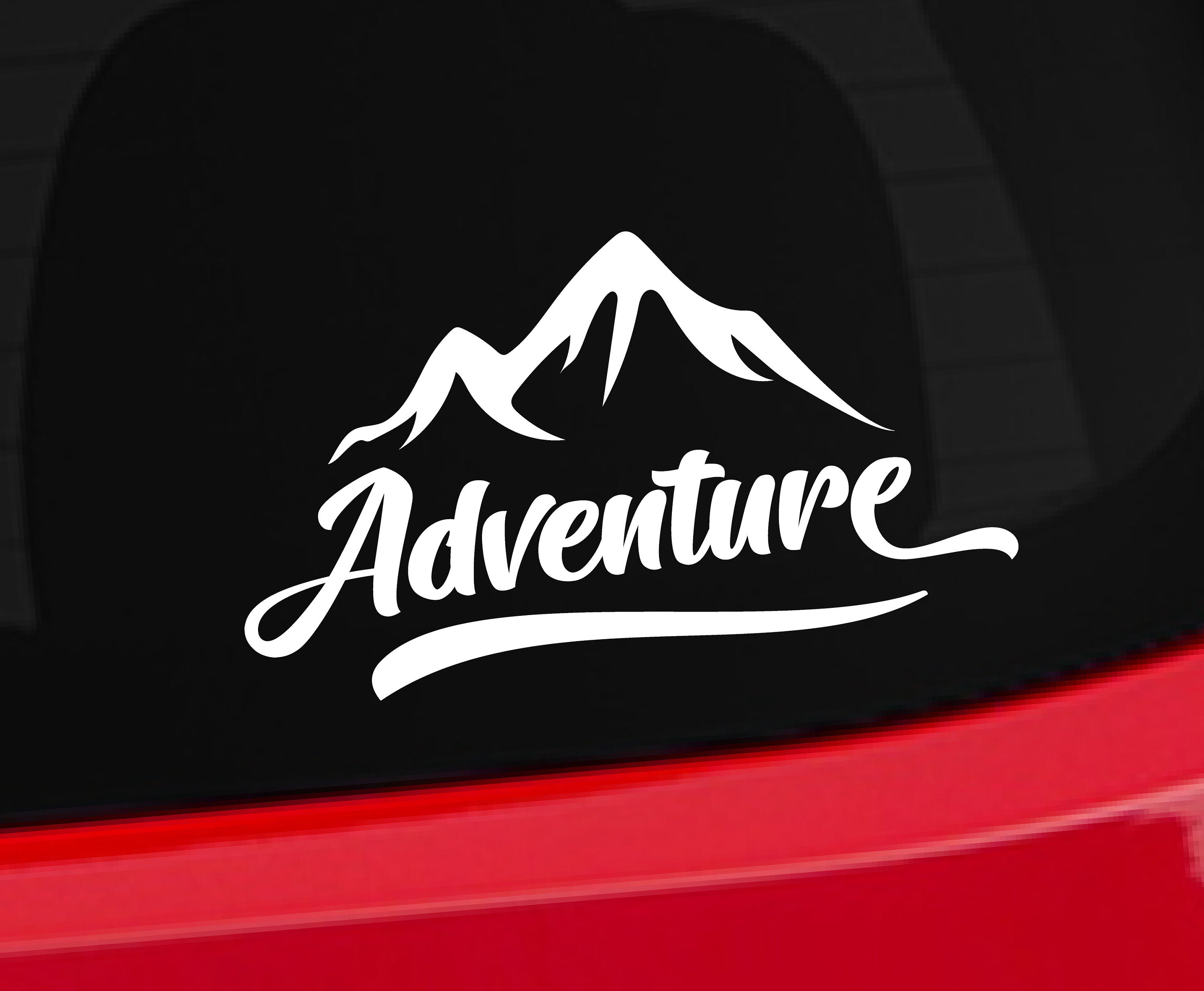 Adventure Mountains Car Decal Laptop Decal Window Decal - Etsy UK
