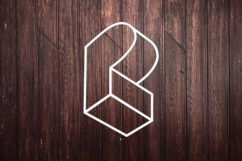 PL Pretty Lights Monogram Outlined Logo Decal Sticker Car - Etsy