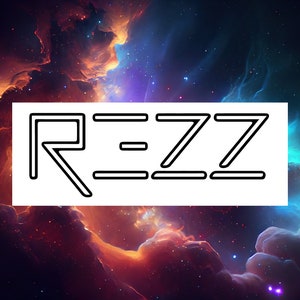 REZZ - Outlined Car Decal Vinyl EDM Dj Laptop Mac Phone iPhone Bumper ...