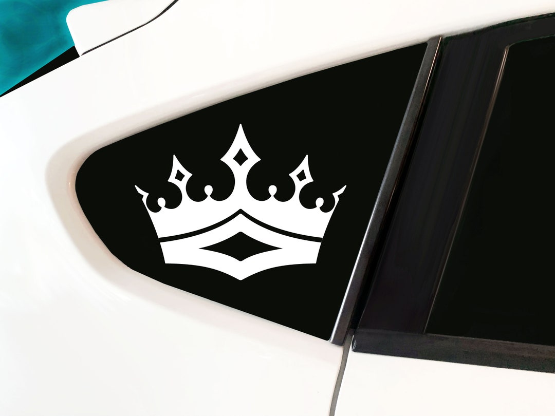 Crown Collection 1, Royalty King Queen Princess Prince Crown- Car Decal ...