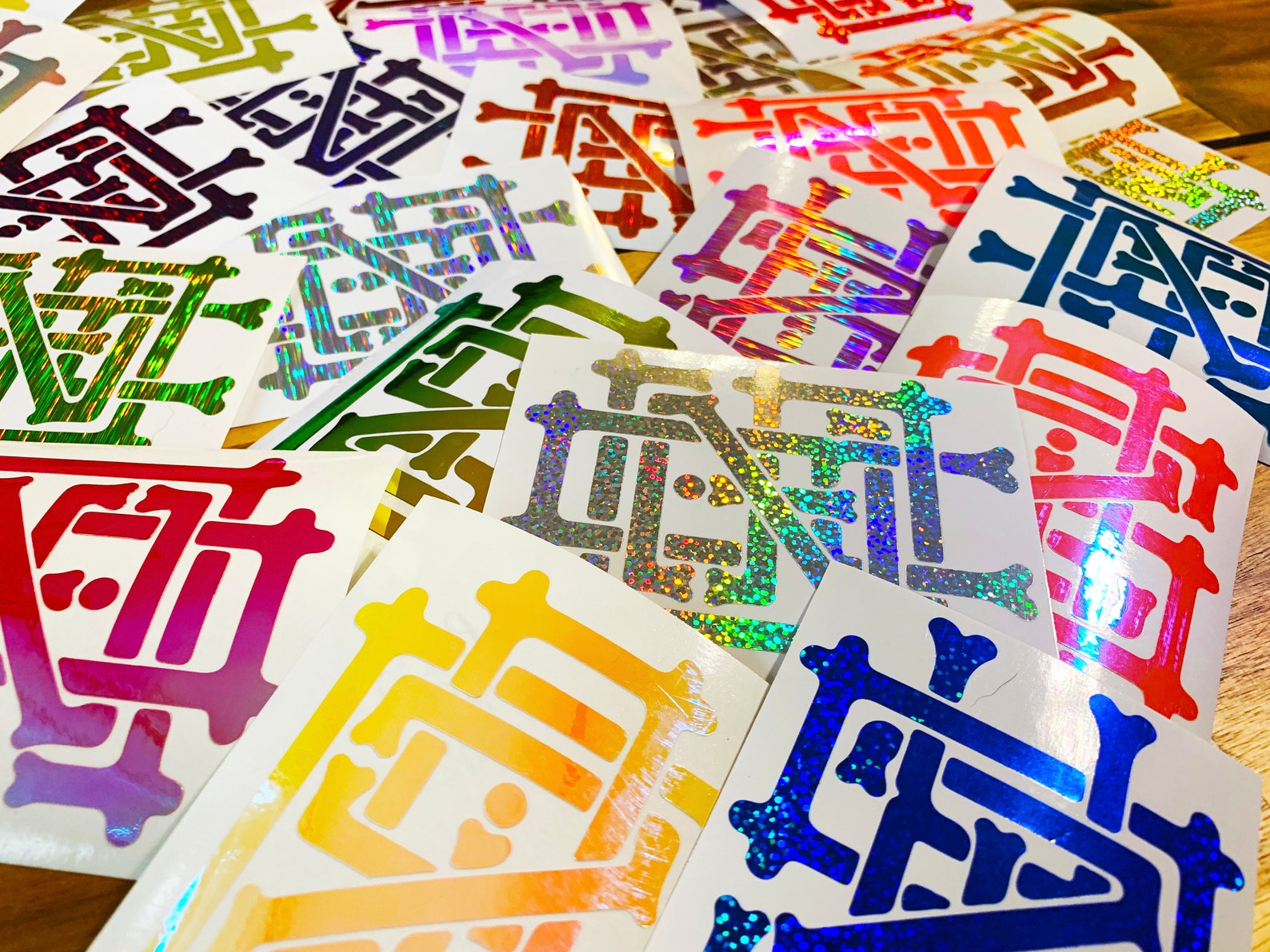 Griz Bones Holographic Car Decal Vinyl EDM Laptop Mac Phone - Etsy