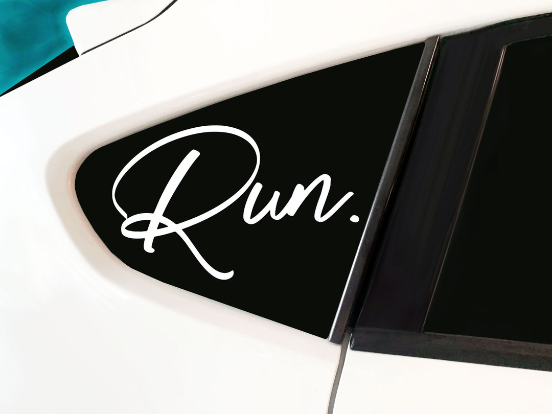 Run. - Marathon Decal, 26.2 Decal, 13.1 Sticker, Runners Decal, Runners ...