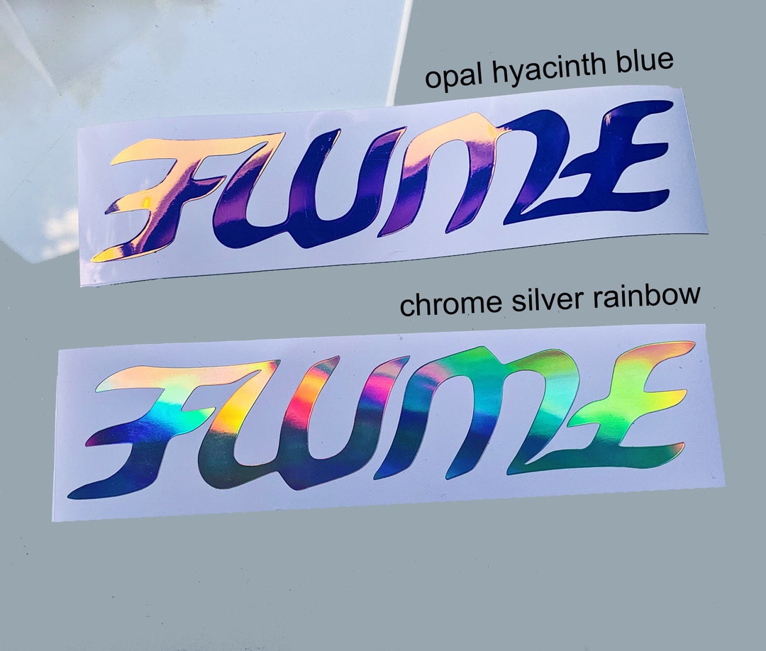 Flume New Logo Design Holographic Car Decal Vinyl EDM Laptop - Etsy