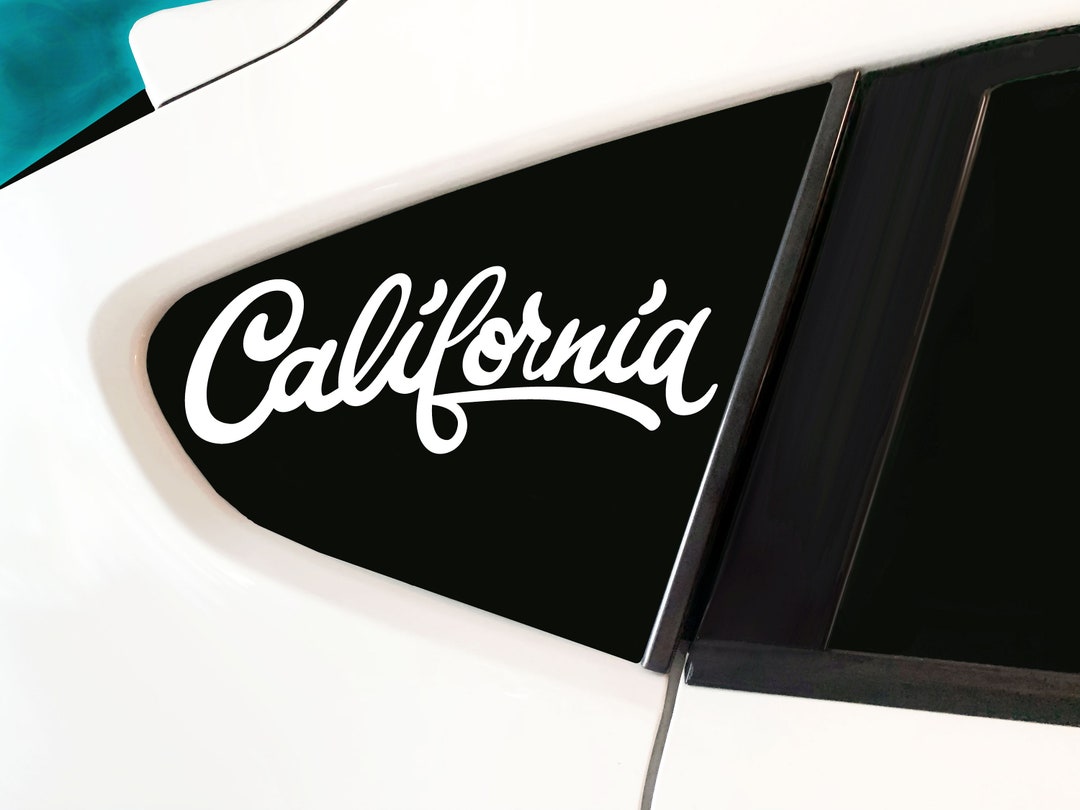 California Cursive Car Decal Laptop Decal Window Decal - Etsy