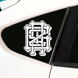 Griz Bones Car Decal Vinyl EDM Laptop Mac Phone iPhone - Etsy
