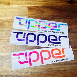 Tipper Holographic Car Decal Vinyl EDM Laptop Mac Phone iPhone Bumper ...
