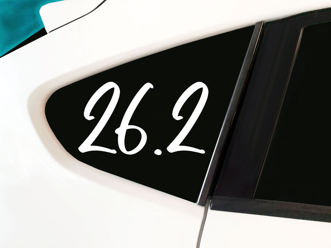 26.2 Full Marathon Decal, 26.2 Decal, 26.2 Sticker, Runners Decal ...