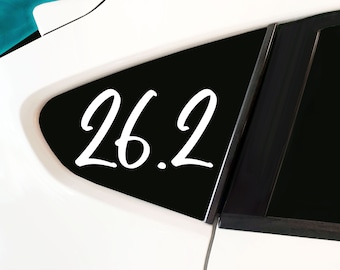 Runner Girl Races 5k 10k 15k 13.1 26.2 Marathon Race Decal - Etsy
