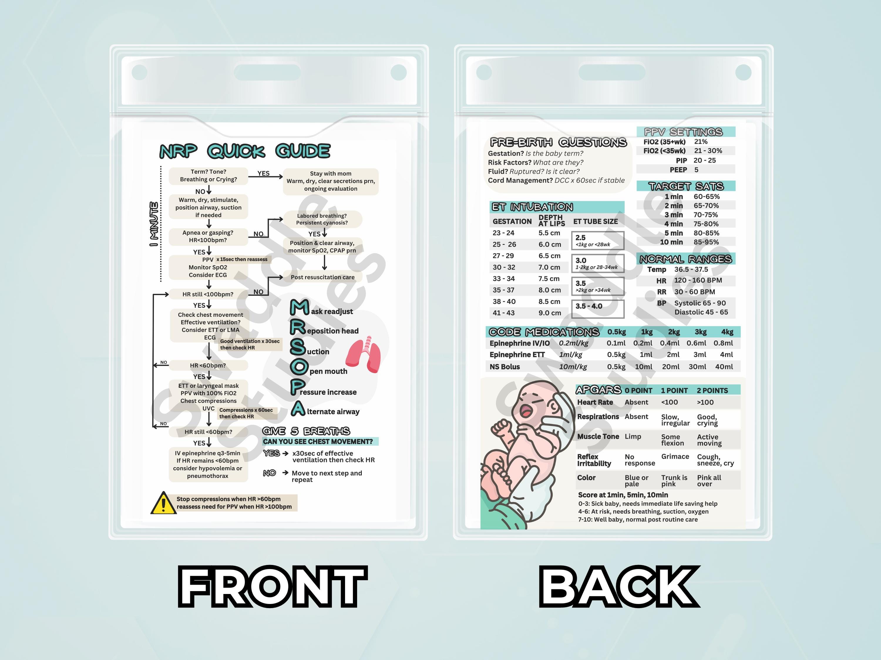 NRP Quick Reference Guide - Etsy