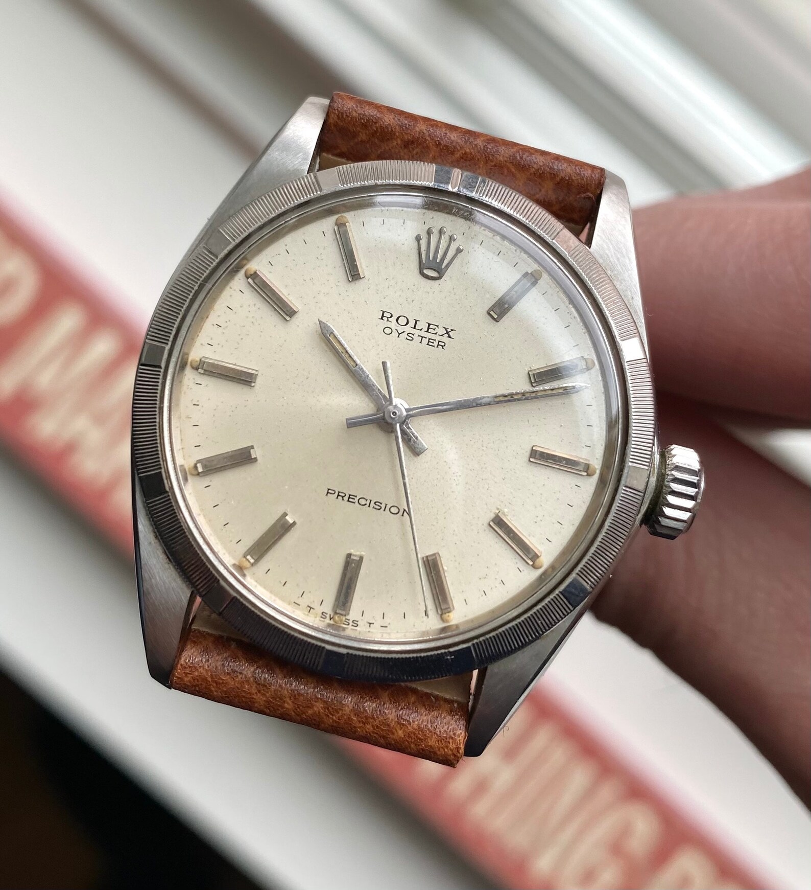 Rolex Oyster Precision 6427 Vintage Manual Wind Silver | Etsy