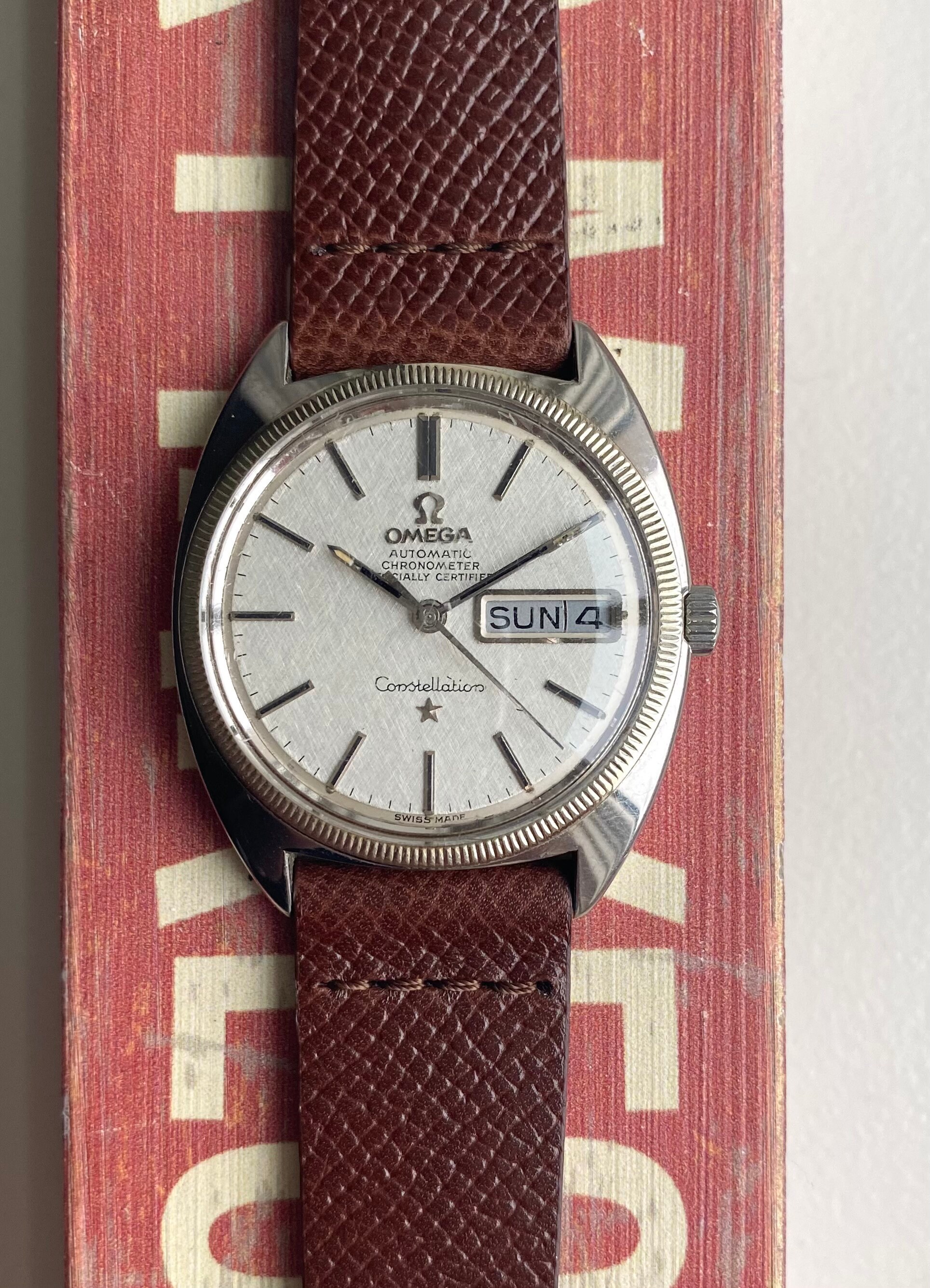 Vintage Omega Constellation Chronometer Automatic Linen Dial | Etsy