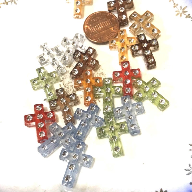 Plastic Cross Pendants - Etsy