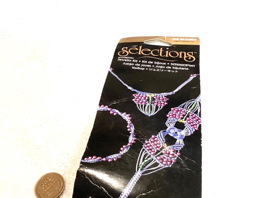 Macrame’ Dragonfly Jewelry DIY Kit, Bracelet Necklace Earrings in ...