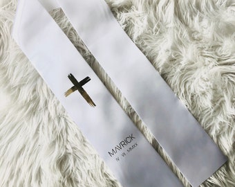 Baptism Stole / Christening Stole / Baptism Sash / Christening | Etsy