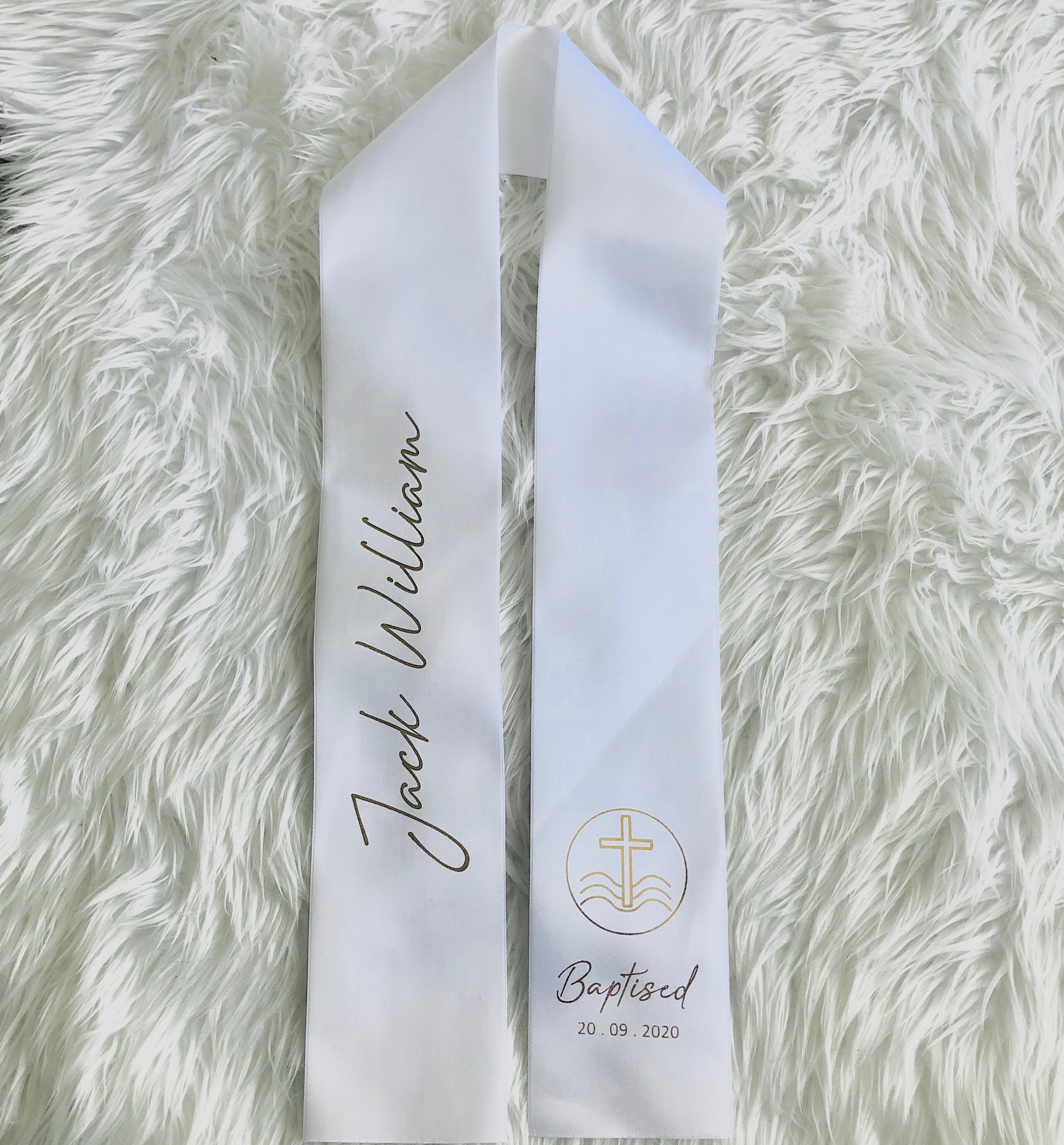Baptism Stole / Christening Stole / Baptism Sash / Christening | Etsy