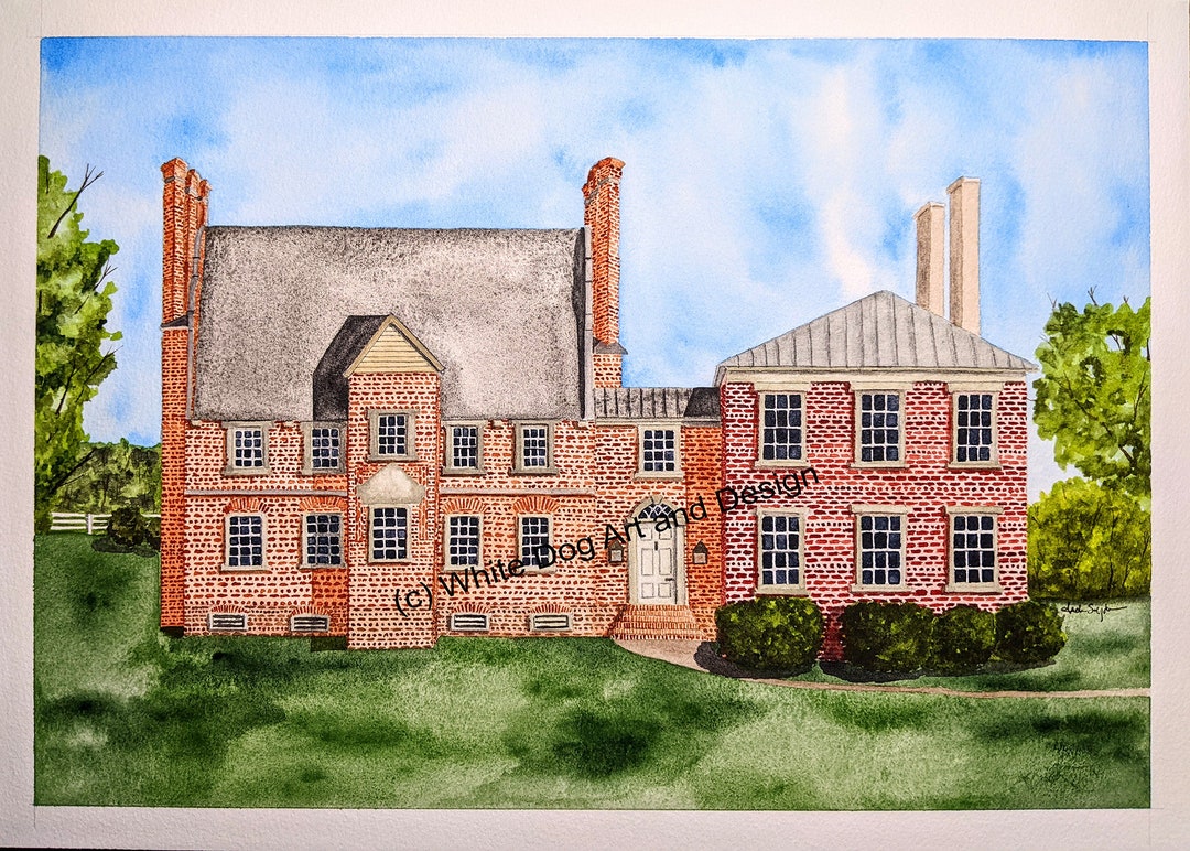 Bacon's Castle PRINTS, Historic Building, Virginia Attraction, Historic ...