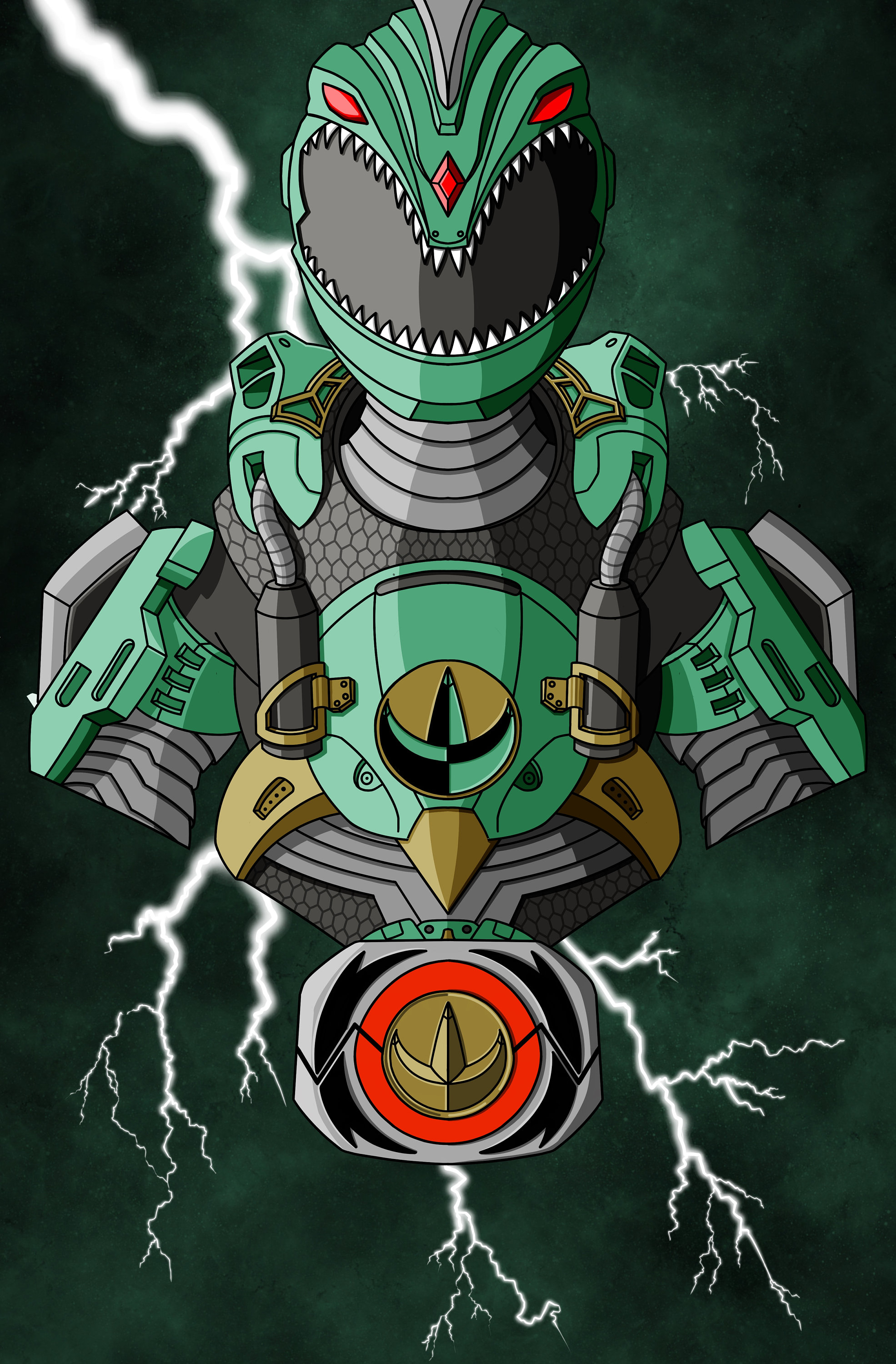 Power Rangers Power Pack - ALL 7 RANGERS - Etsy