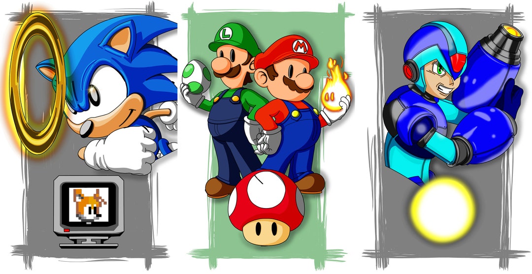 RETRO GAMING SET - Etsy Canada