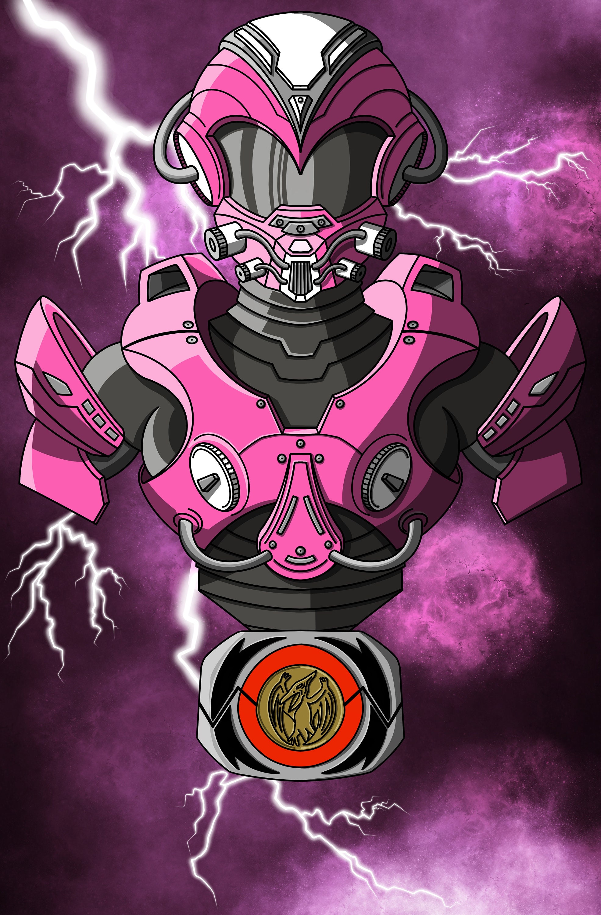 Power Rangers Power Pack - ALL 7 RANGERS - Etsy