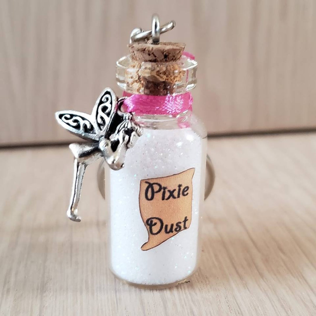 Pixie Dust Keychain, Pixie Dust Necklace, or Pixie Dust Ornament Handmade Fairy Gift, Fairy ...