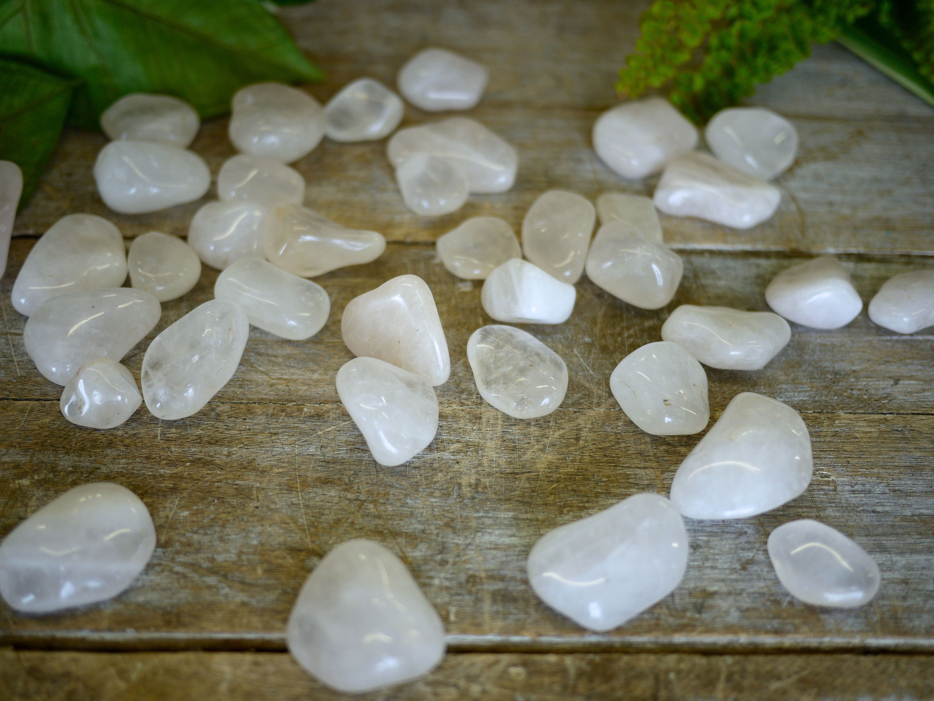 Soft Rose Quartz Tumble Stones Very Light Pink Quartz Small | Etsy