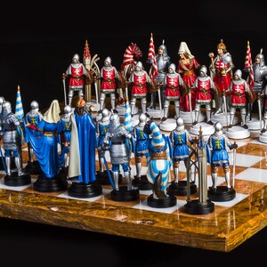 Handmade Chess Set Hungarian - Hand Painted - Etsy