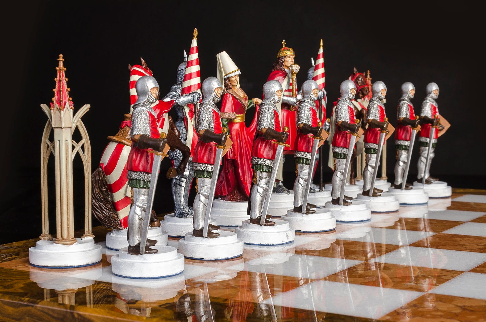 Handmade Chess Set Hungarian - Hand Painted - Etsy