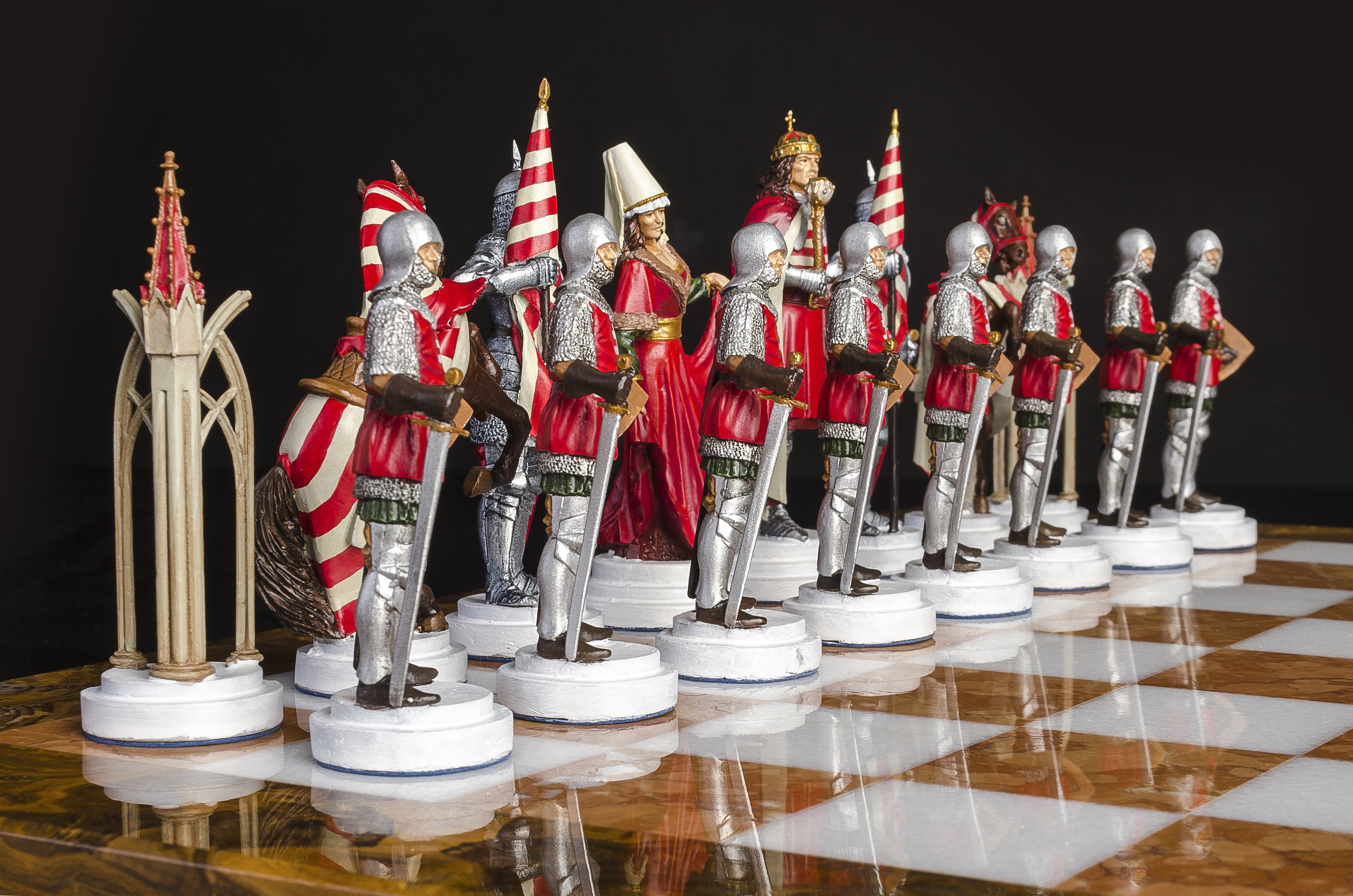 Handmade Chess Set Hungarian Hand Painted - Etsy UK