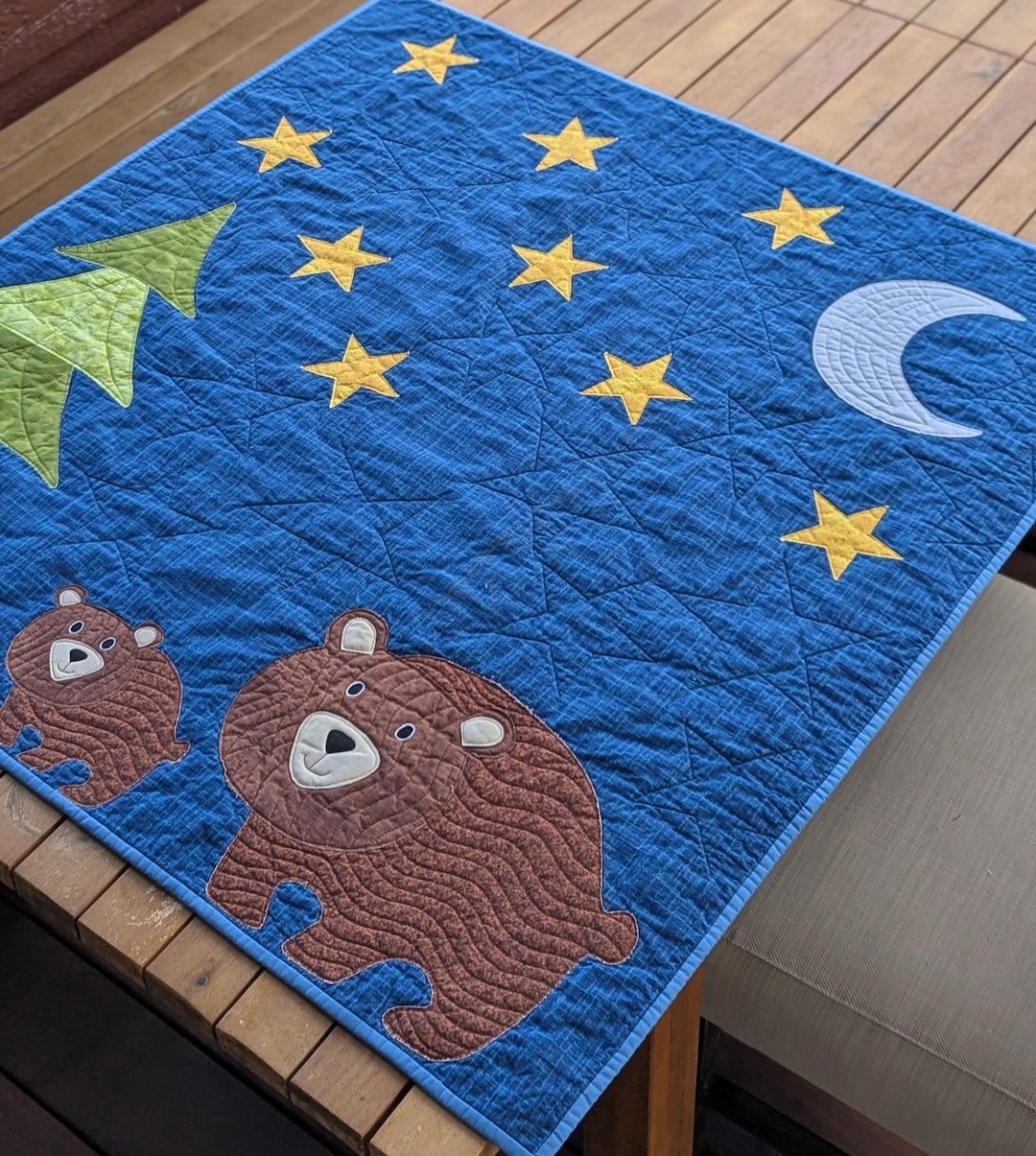 Goodnight, Little Bear - Baby Quilt - Digital Pattern - Etsy