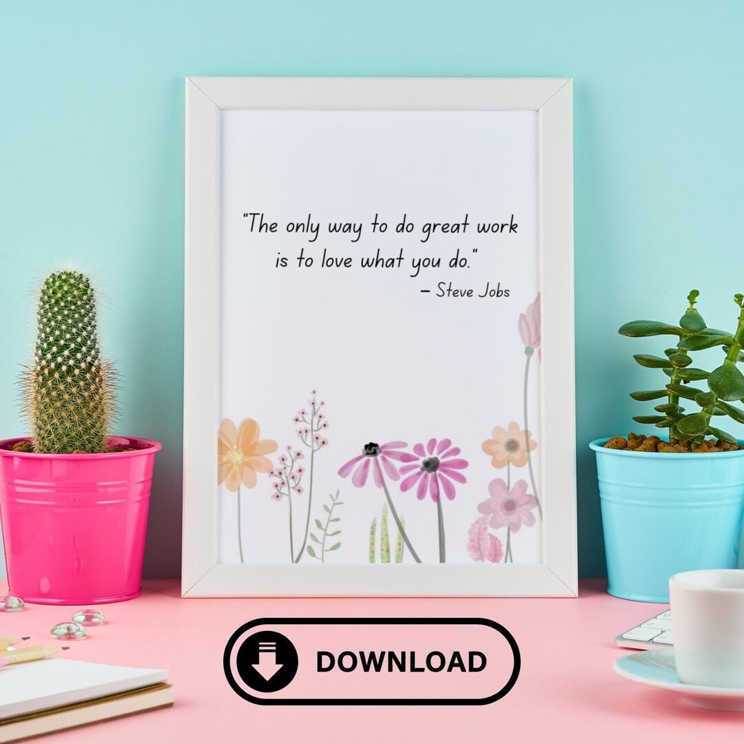 Printable Inspirational Quote Images, Digital Wall Art for Classroom ...