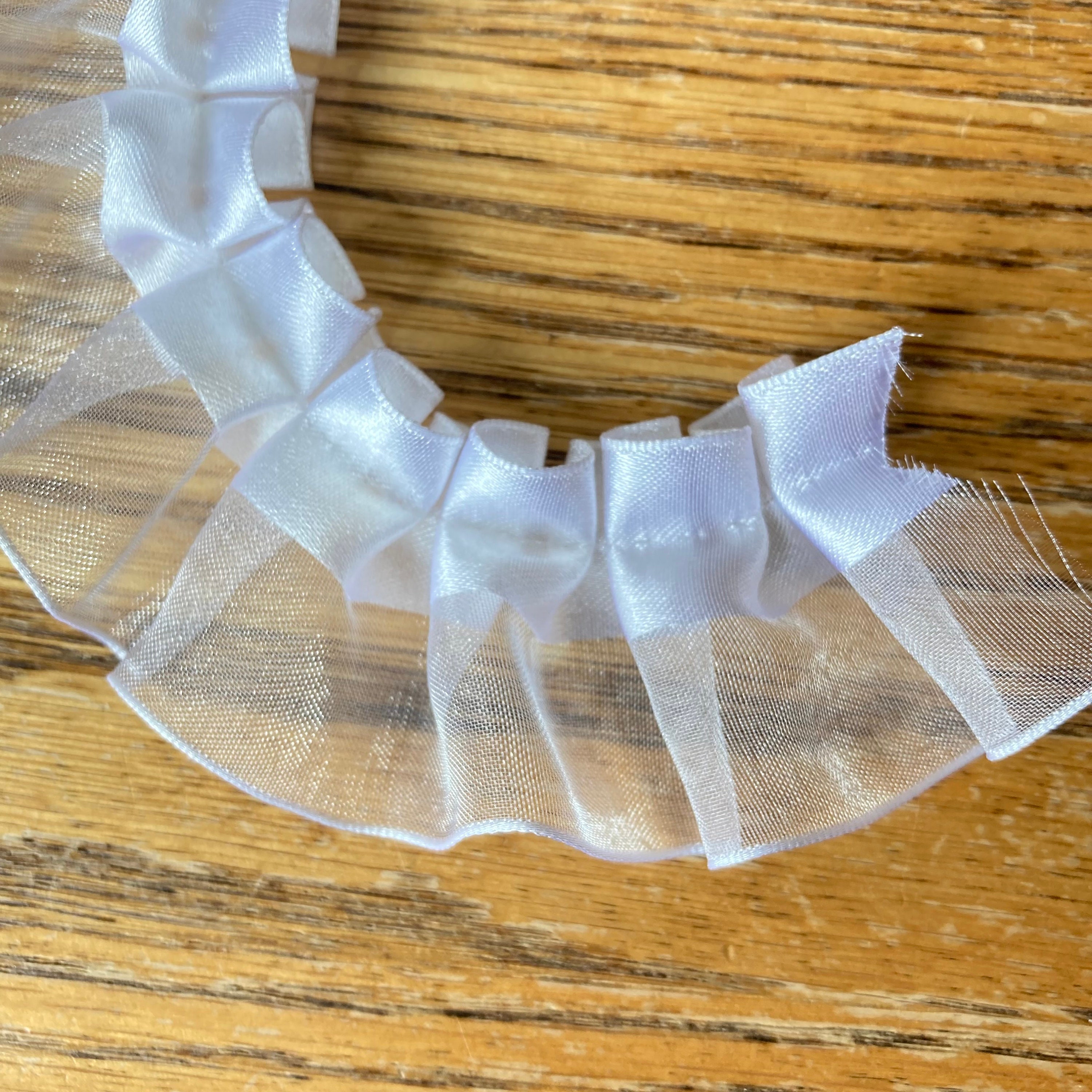 Box Pleat White Trim 1.5 Wide Made in the USA Sold by - Etsy