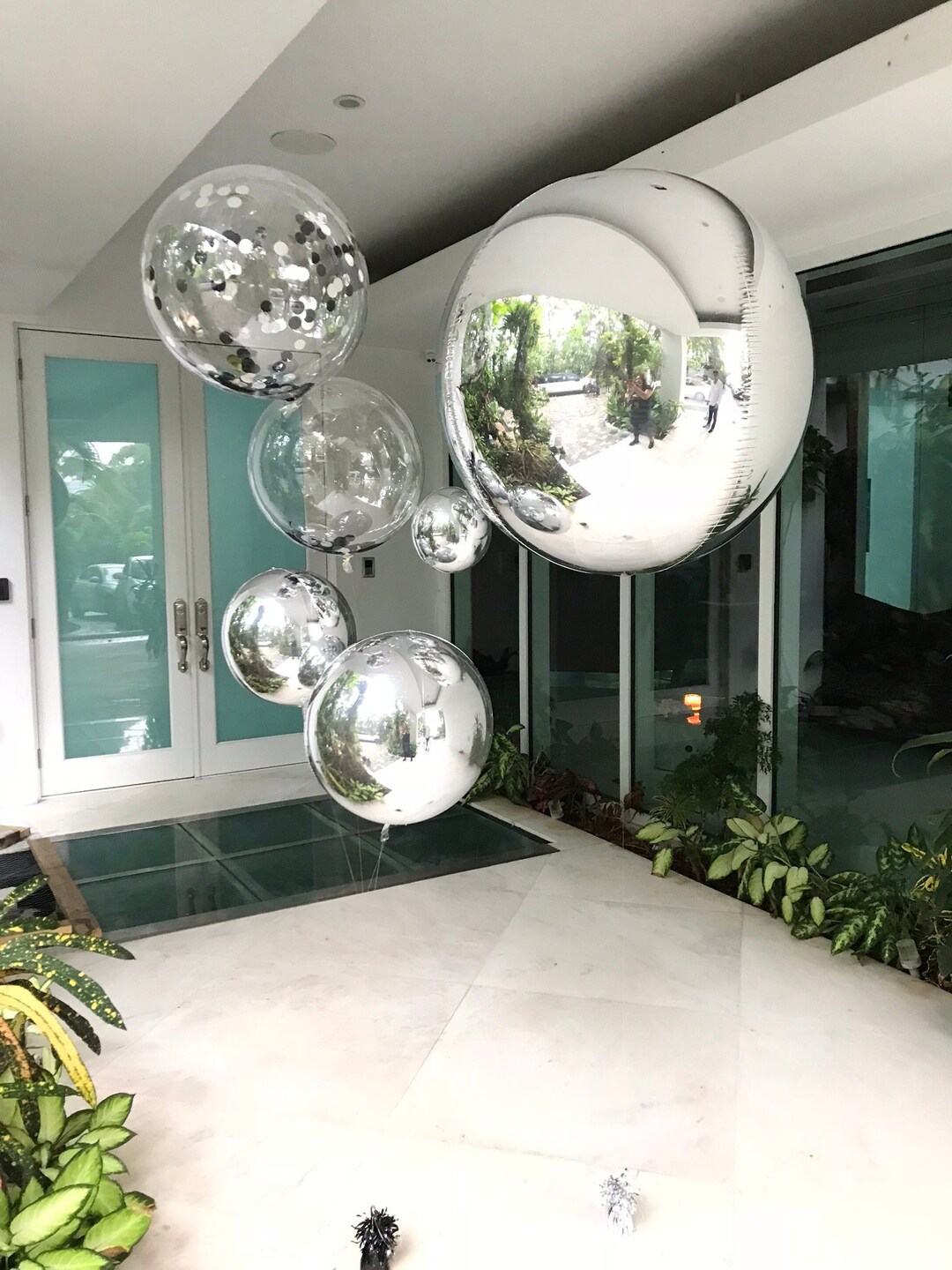 Sphere Orbz Ball Balloon 32" , Party Decoration, Happynewyear, Birthday ...