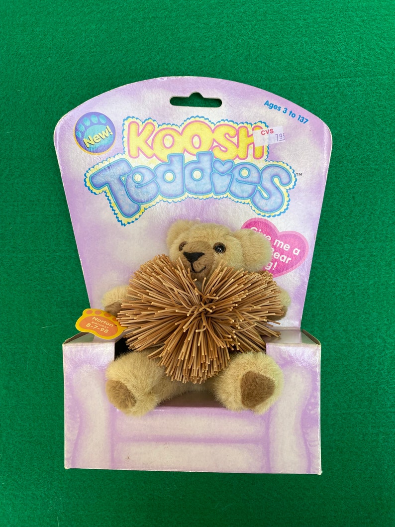 Koosh Teddies Norton the Teddy Bear Koosh Collectibles in - Etsy
