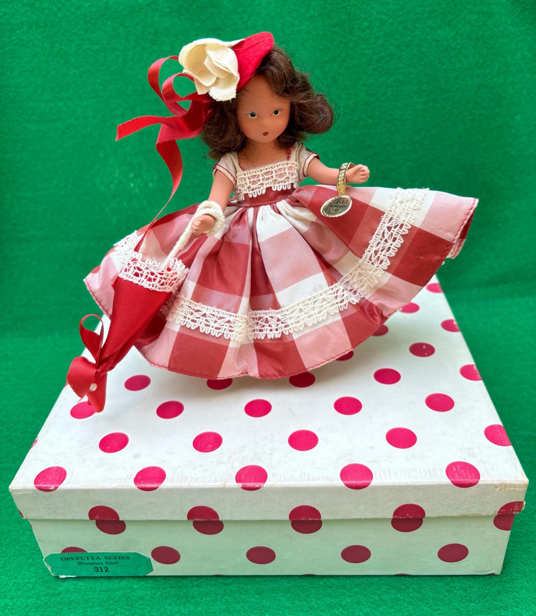 Nancy Ann Storybook Doll Operetta Series Bloomer Girl 212 Bisque Frozen ...