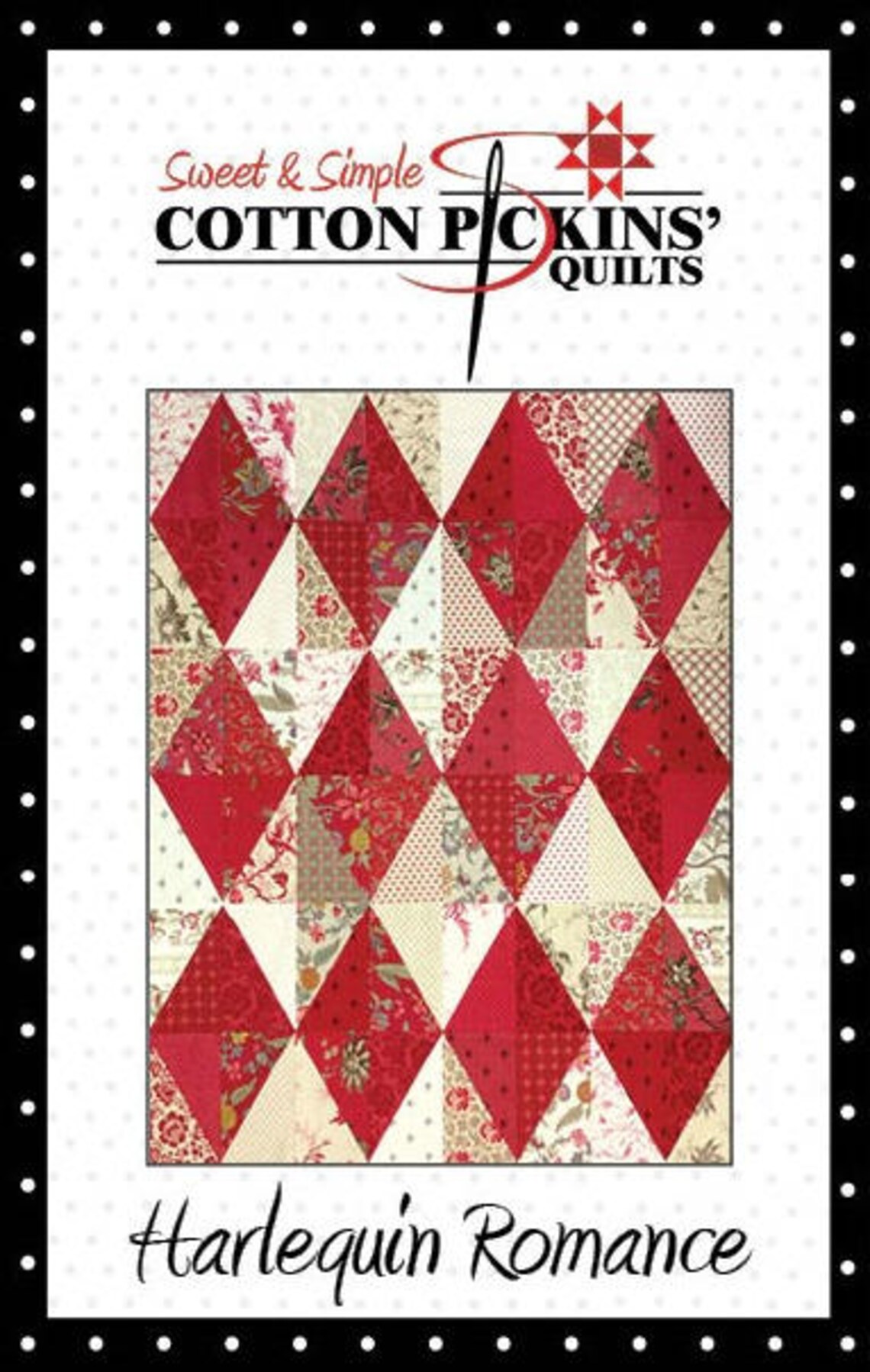 Harlequin Romance Quilt Pattern Digital Download PDF - Etsy UK