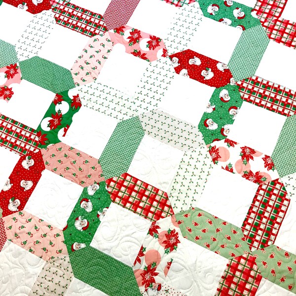 Santa Quilt Pattern - Etsy
