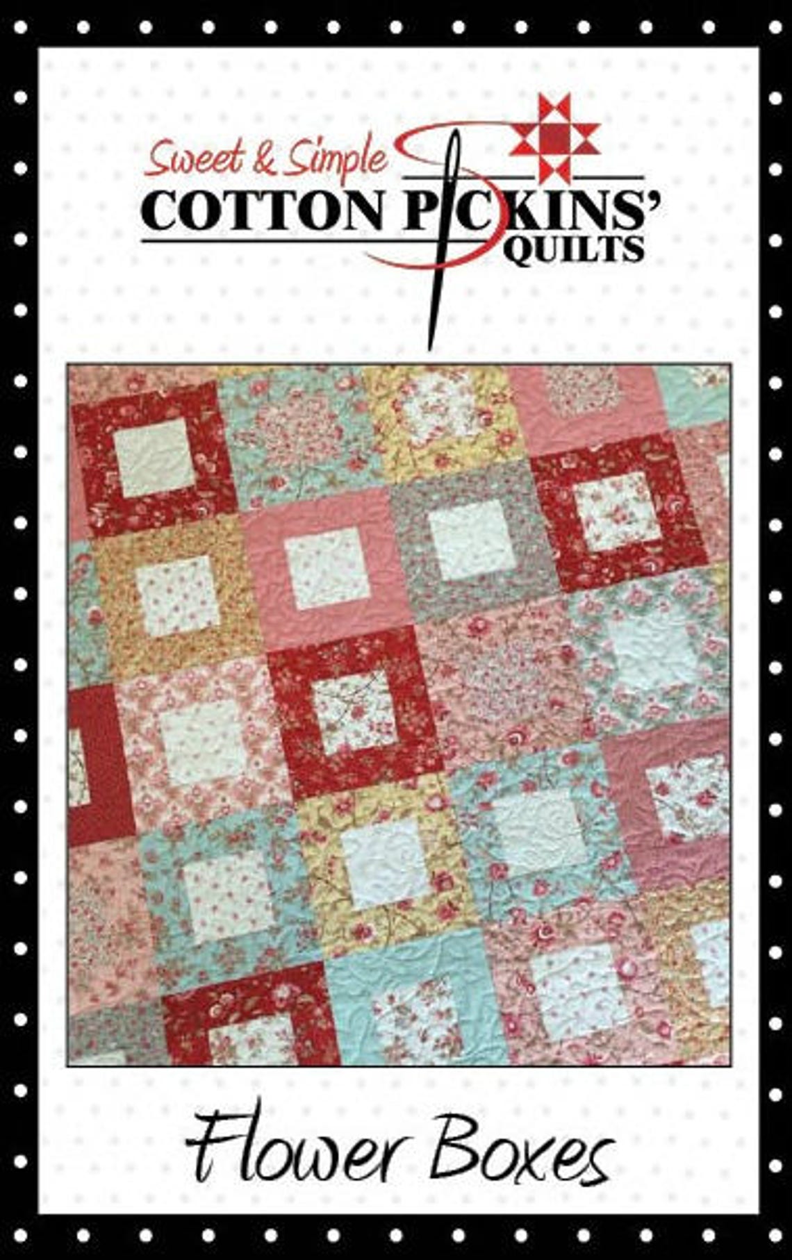 Flower Boxes Quilt Pattern Digital Download PDF - Etsy