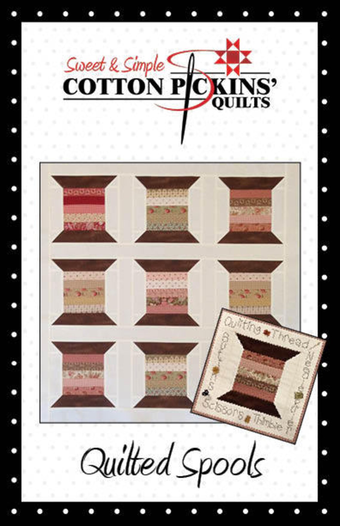 Quilting Spools Quilt Pattern Digital Download PDF | Etsy