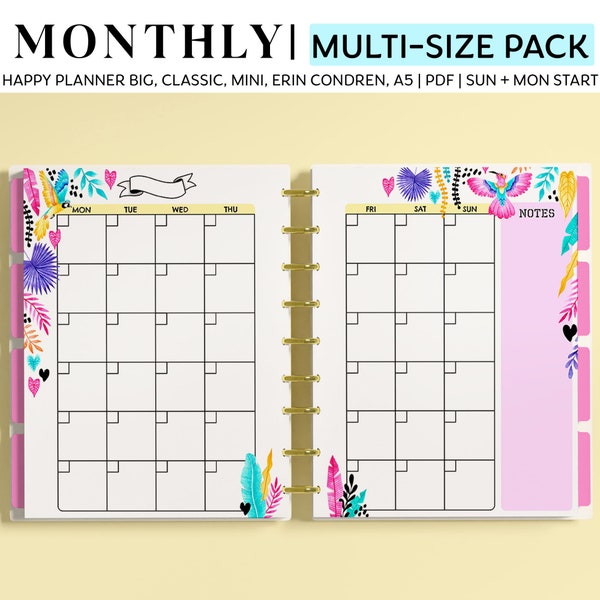 Printable Planner - Etsy