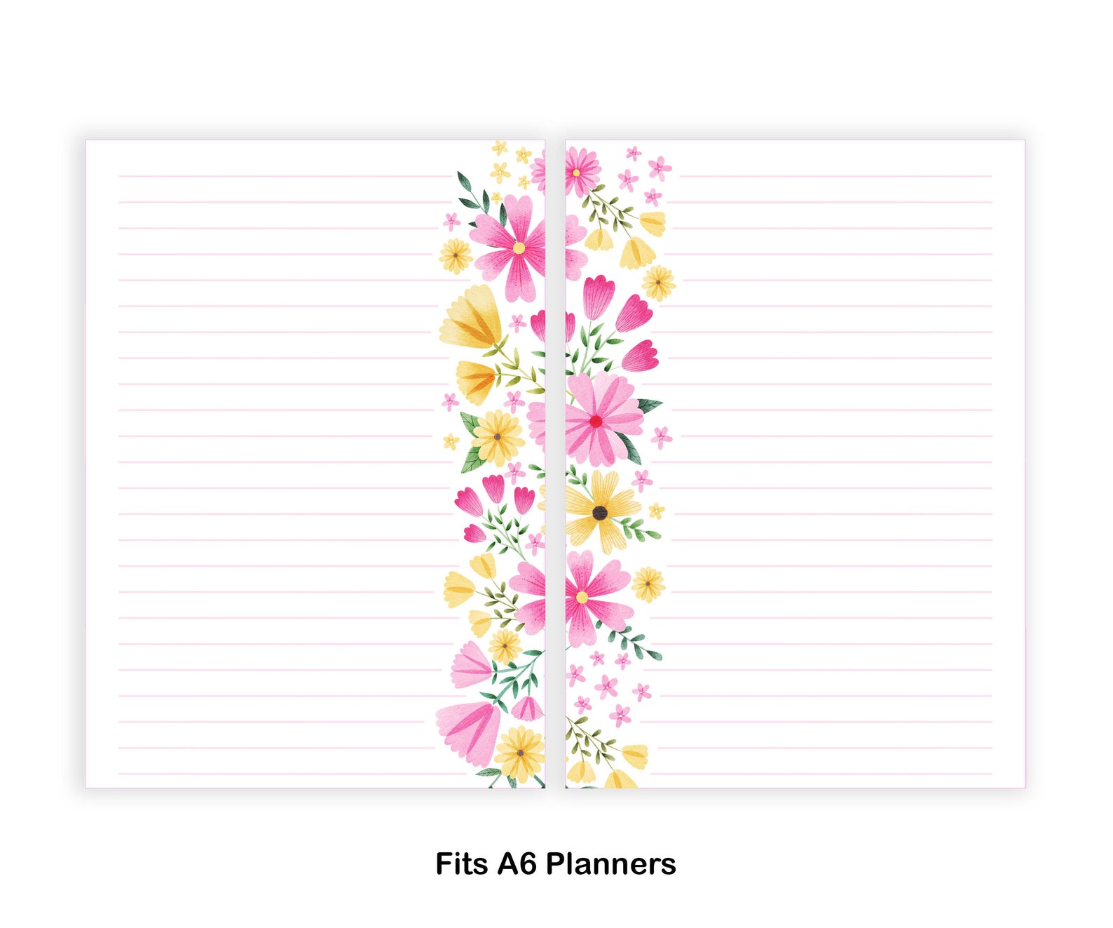 Printable Note Paper Planner Inserts for Happy Planner Skinny - Etsy