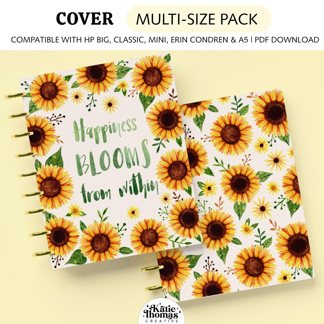 Printable Planner Cover Fits Classic Happy Planner, Mini Happy Planner ...