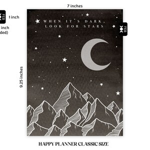 Printable Monthly Planner Dividers and Tabs for Happy Planner Classic ...