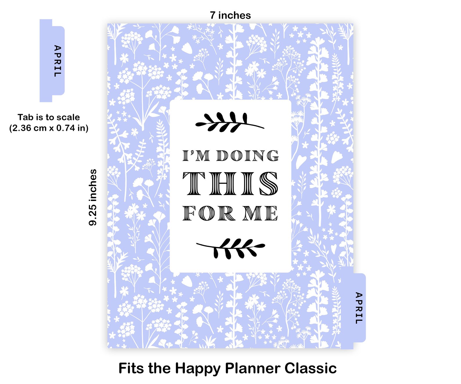 Printable Monthly Planner Dividers and Tabs for Happy Planner - Etsy