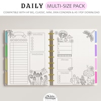 July Habit Tracker Coloring Sheet Printable - Happy Planner MINI Size ...