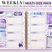 Printable Colouring WEEKLY Planner Inserts for Happy Planner Classic ...