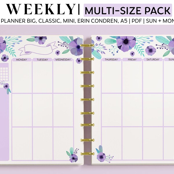 Planner Pages Printable - Etsy